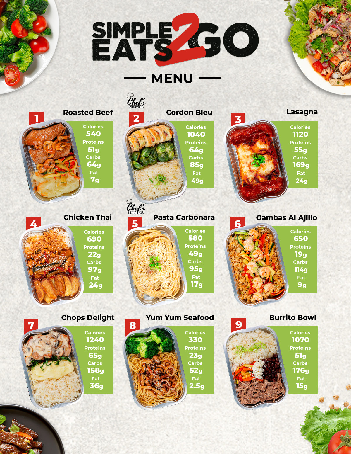 Mix & Match - 12 Meal Plan + FREE SHIPPING – Simple Eats 2GO
